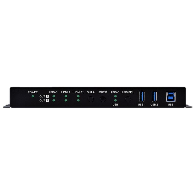 UHD+ 3x2 Matrix Switcher with USB Ethernet Hub - Cypress CPLUS-V32USB