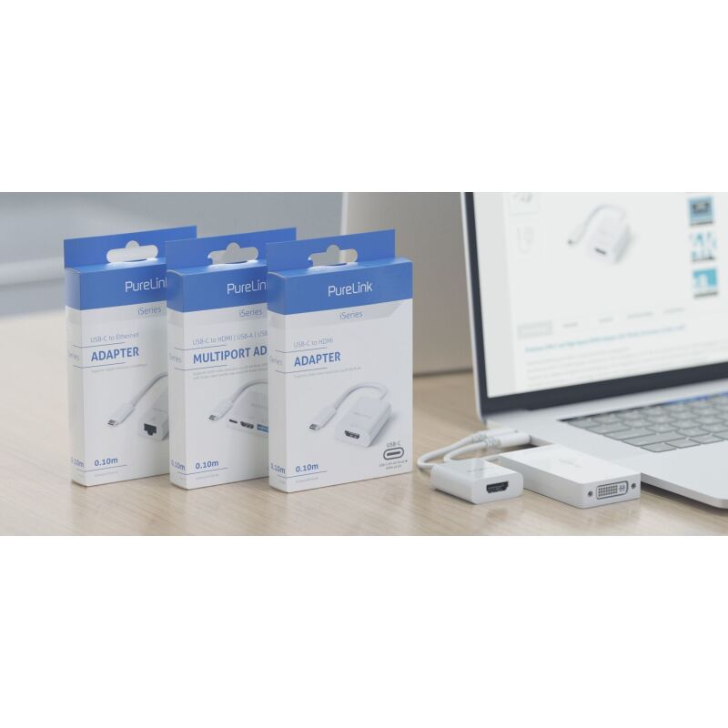 Premium USB v3.2 USB-C Kabel mit E-Marker ? 0,50m, schwarz