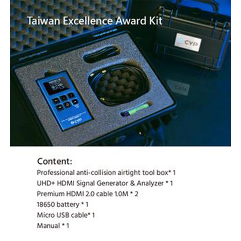 4K HDR HDMI Signal Generator & Analyzer (Portable) - Cypress CPHD-V4L