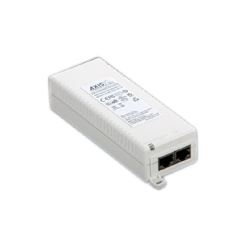 PoE Midspan, 1 Port, IEEE802.3af, 10/100Mbps - Axis AXIS T8120 15W MI